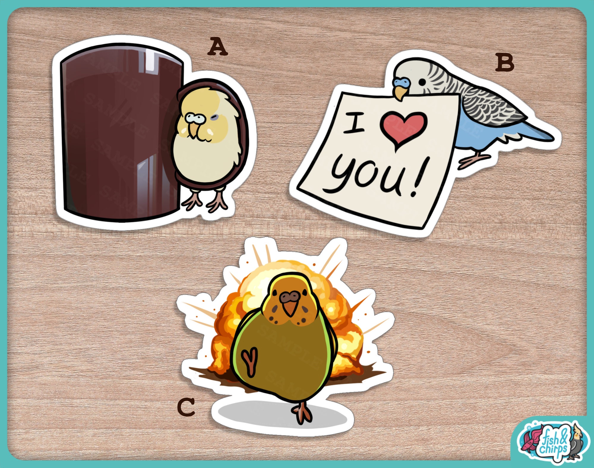 Budgie Meme Stickers - Etsy