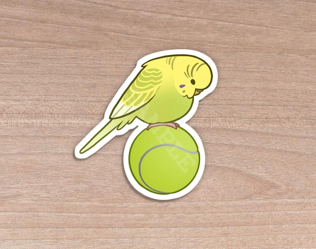 Budgie Balance Sticker - Etsy