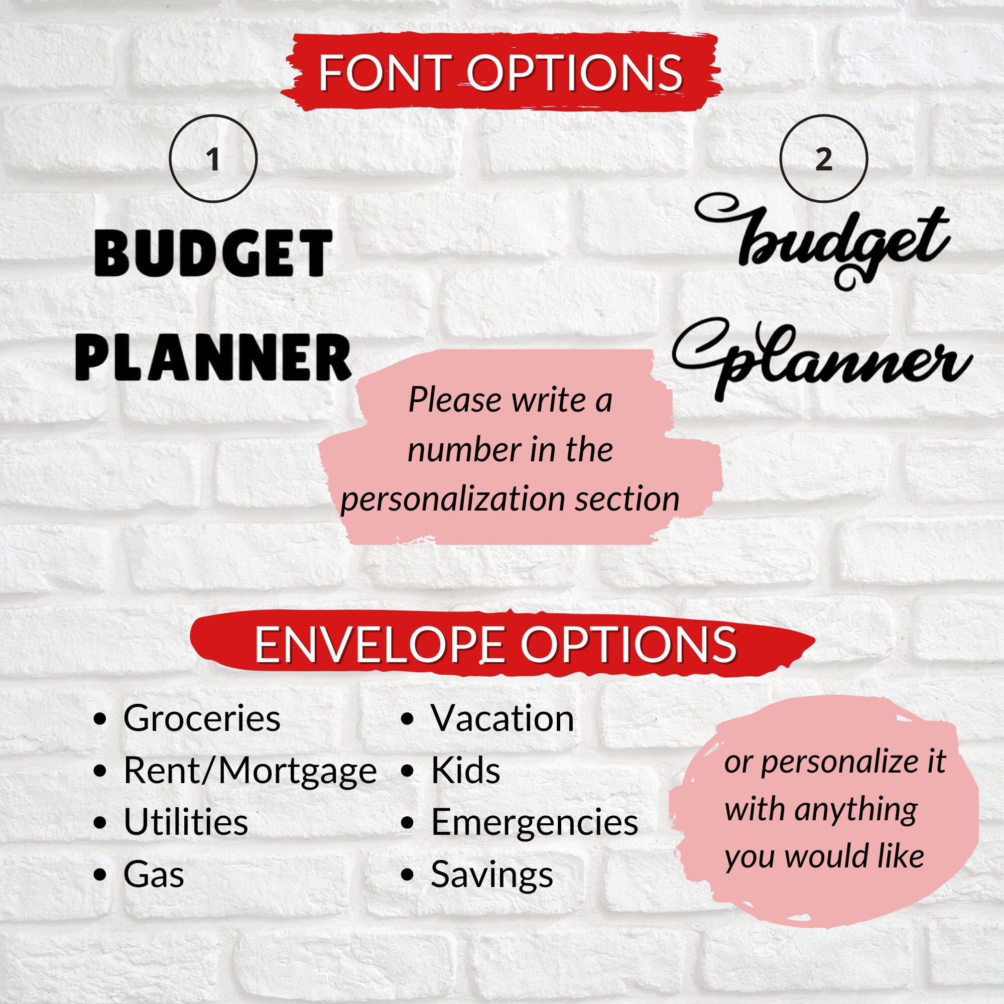 Personalized Budget Binder With 8 Envelopes | Cash Envelope System ...