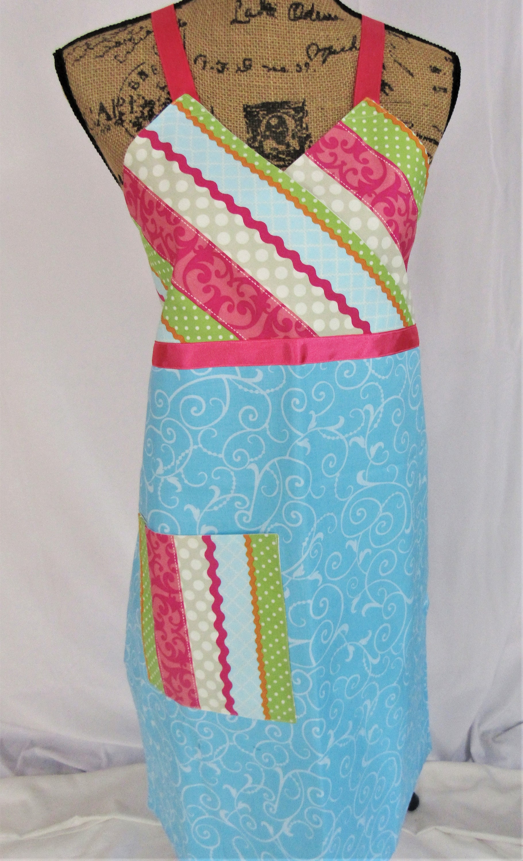 Full Kitchen Apron Simple Stylish Apron Full Coverage Fully - Etsy