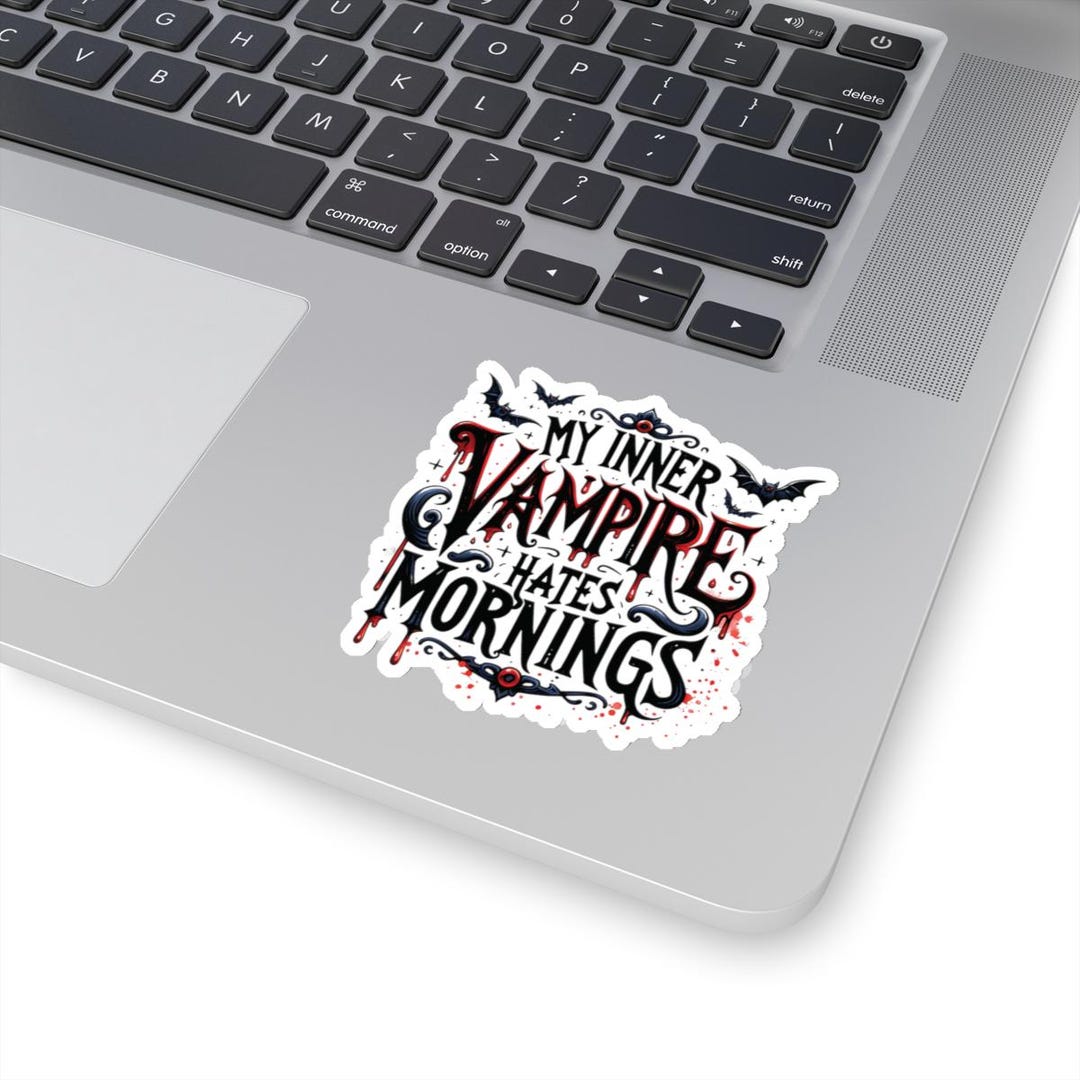 Vampire Stickers, Funny Vampire Decals, Gothic Laptop Sticker ...