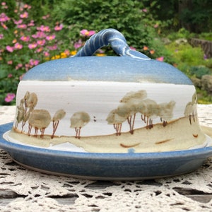 Large Cheese Dome | Vintage Pottery Butter Dish - Etsy