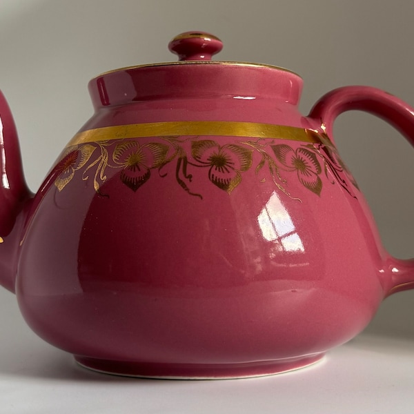 Pink Teapot - Etsy