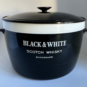 Vintage Ice Bucket | Buchanan’s Black & White Scotch Whisky - Etsy