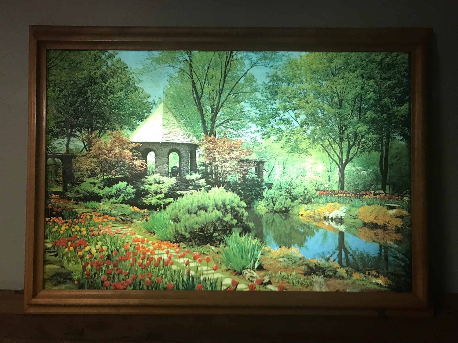 Vintage Light up Picture Helmscene Lighted Backlit No. 108 | Etsy