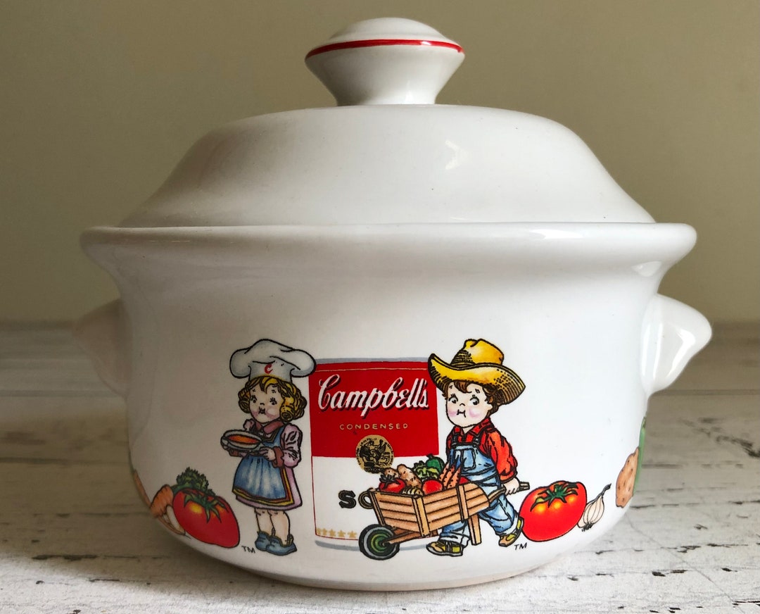 Vintage Campbells Soup Kids Covered Bowl 1996 - Etsy