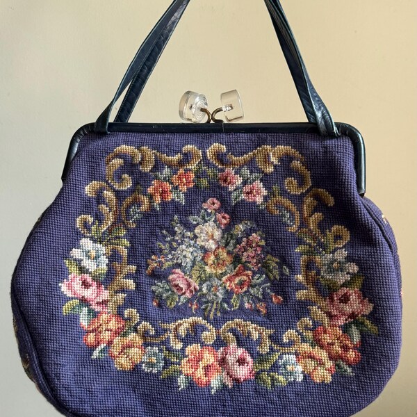 Needlepoint Handbag - Etsy