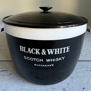 Vintage Ice Bucket | Buchanan’s Black & White Scotch Whisky - Etsy