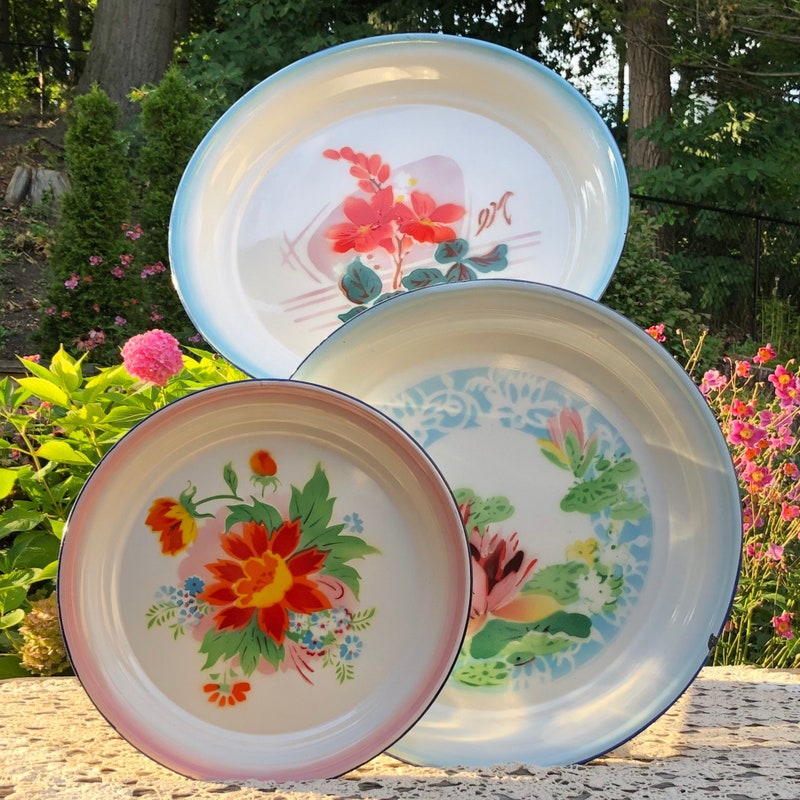 Vintage Enamelware - Etsy
