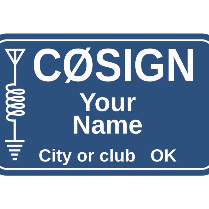 Ham Radio Custom Badge - Etsy