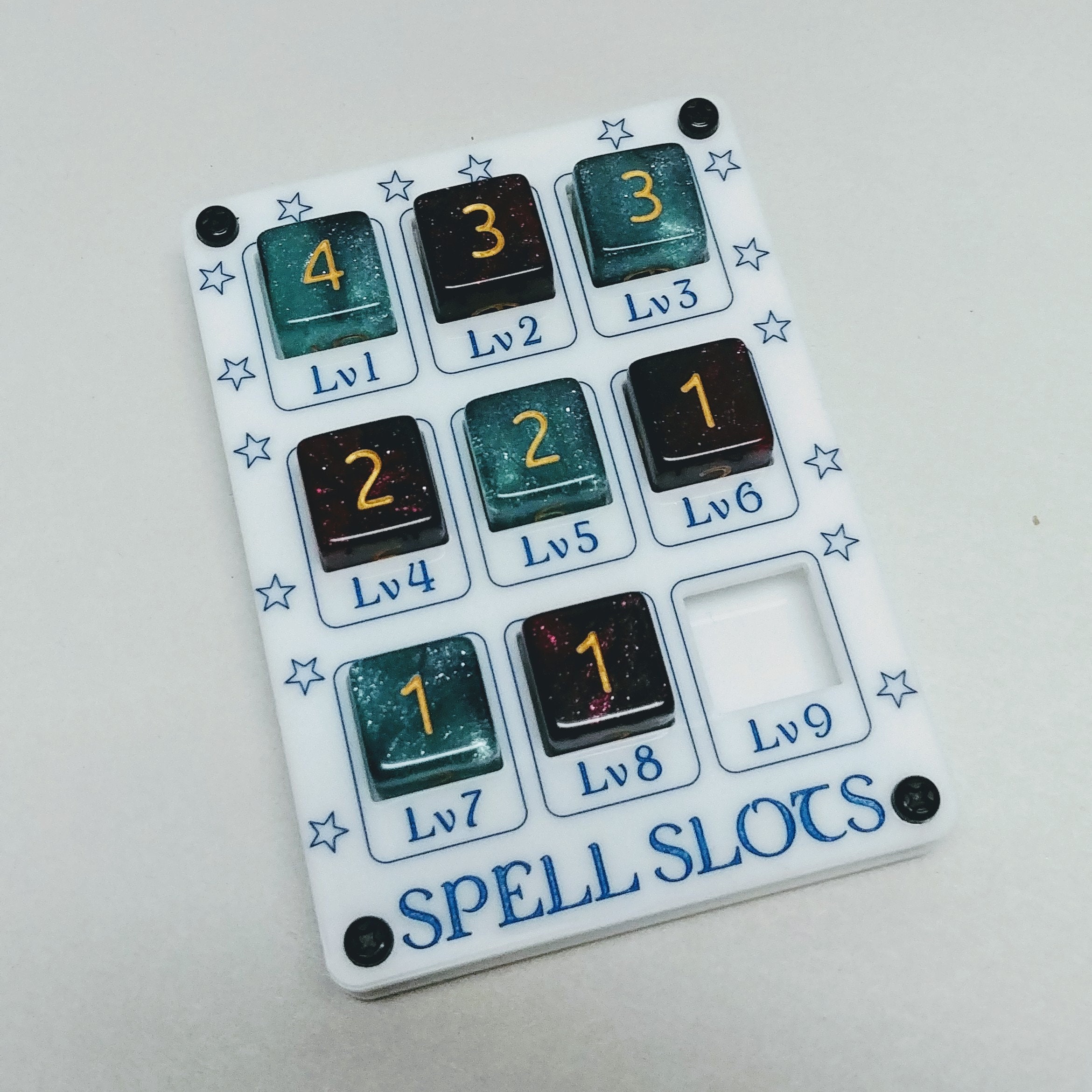 Spell Slot Counter for D&D/Dungeons and Dragons Spell - Etsy.de