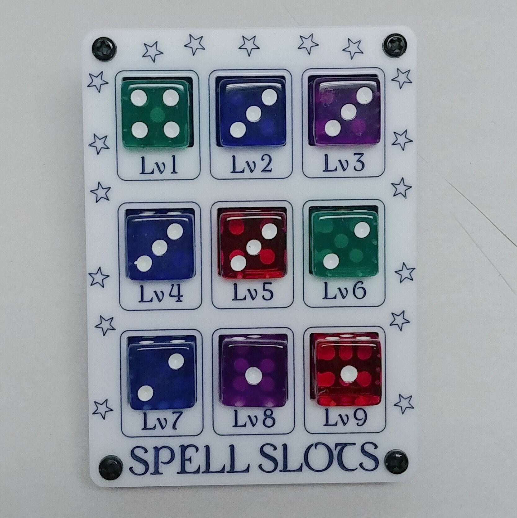 Spell Slot Counter for D&D/Dungeons and Dragons Spell | Etsy