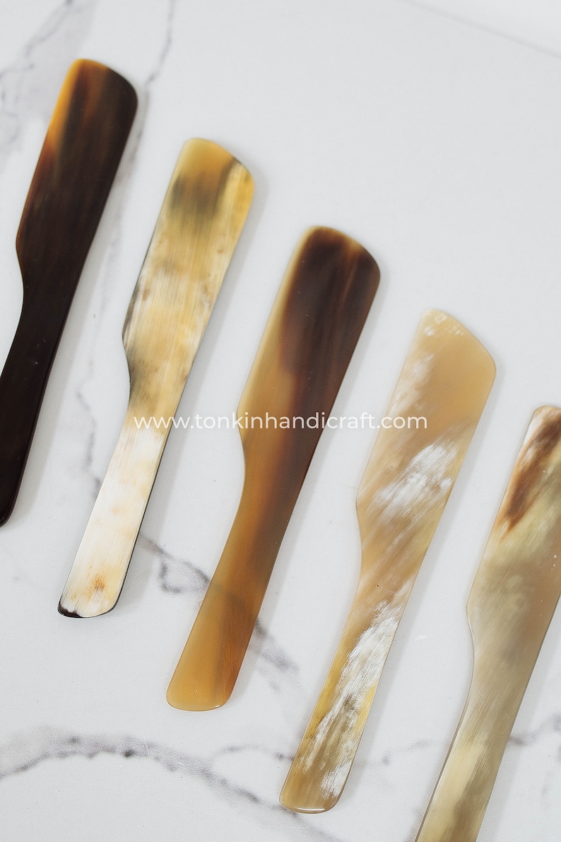 Personalize Buffalo Horn Spreader Butter Spreader Knife, Natural Horn ...