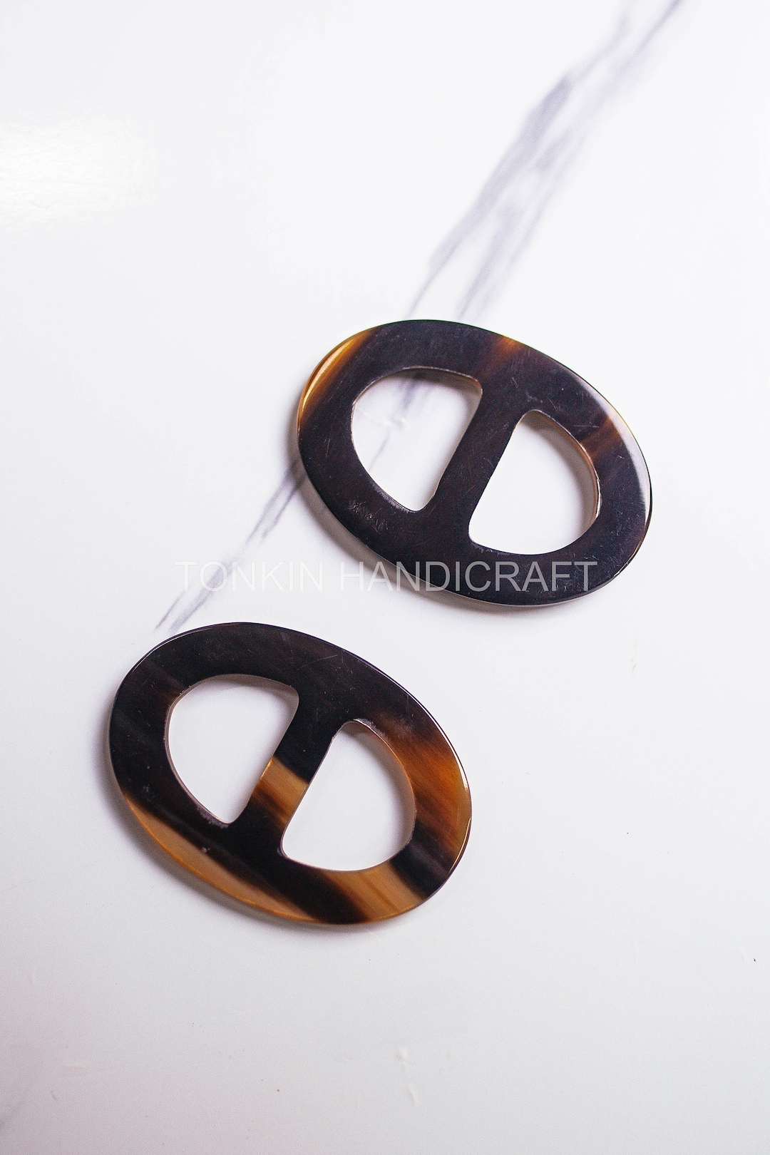 Buffalo Horn Oval Scarf Ring, Birthday Mother Gift,horn Shawl Ring ...