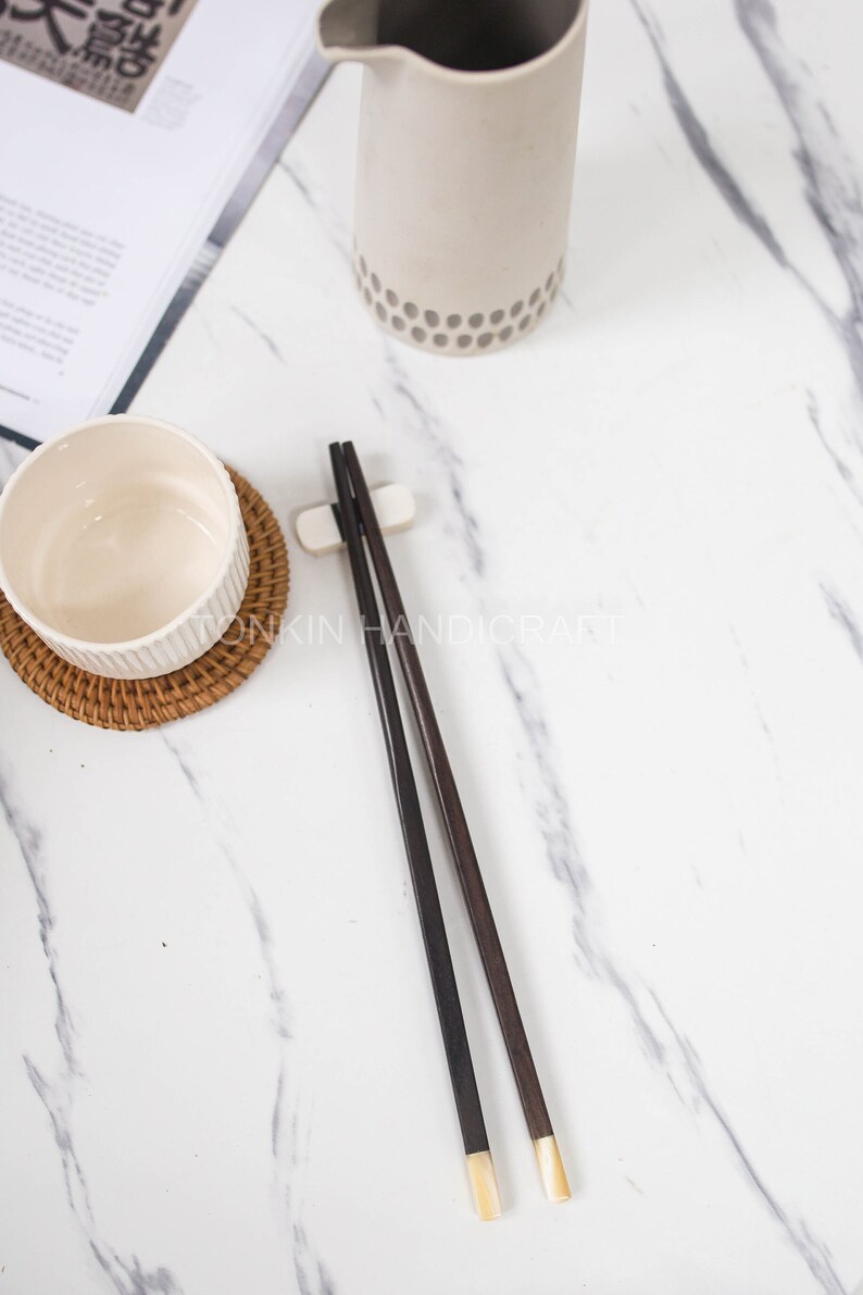 Personalized Chopsticks With Mother of Pearl, Natural Personalized ...