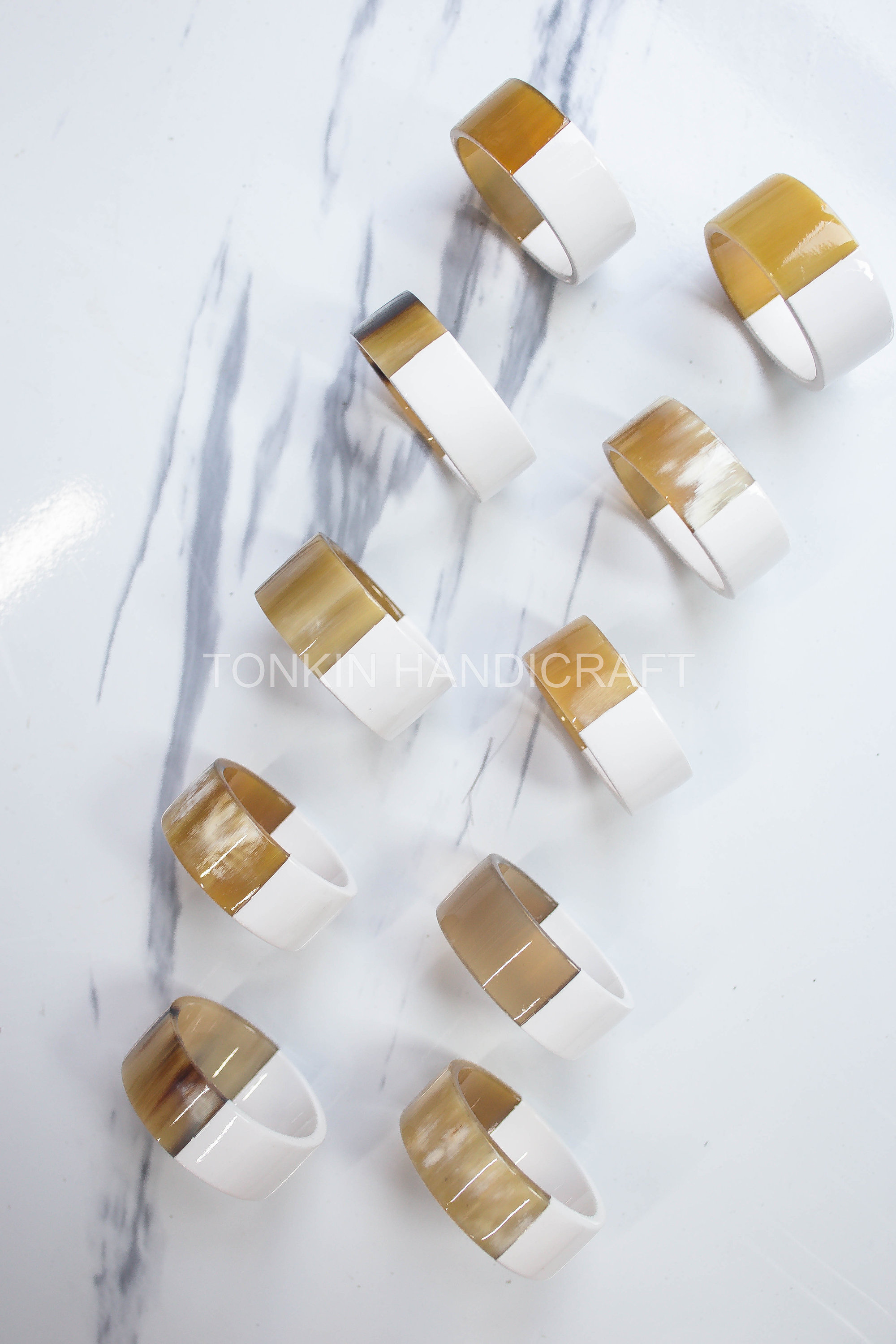 Buffalo Horn Napkin Ring, Table Decor, Boho Napkin Ring, Natural ...