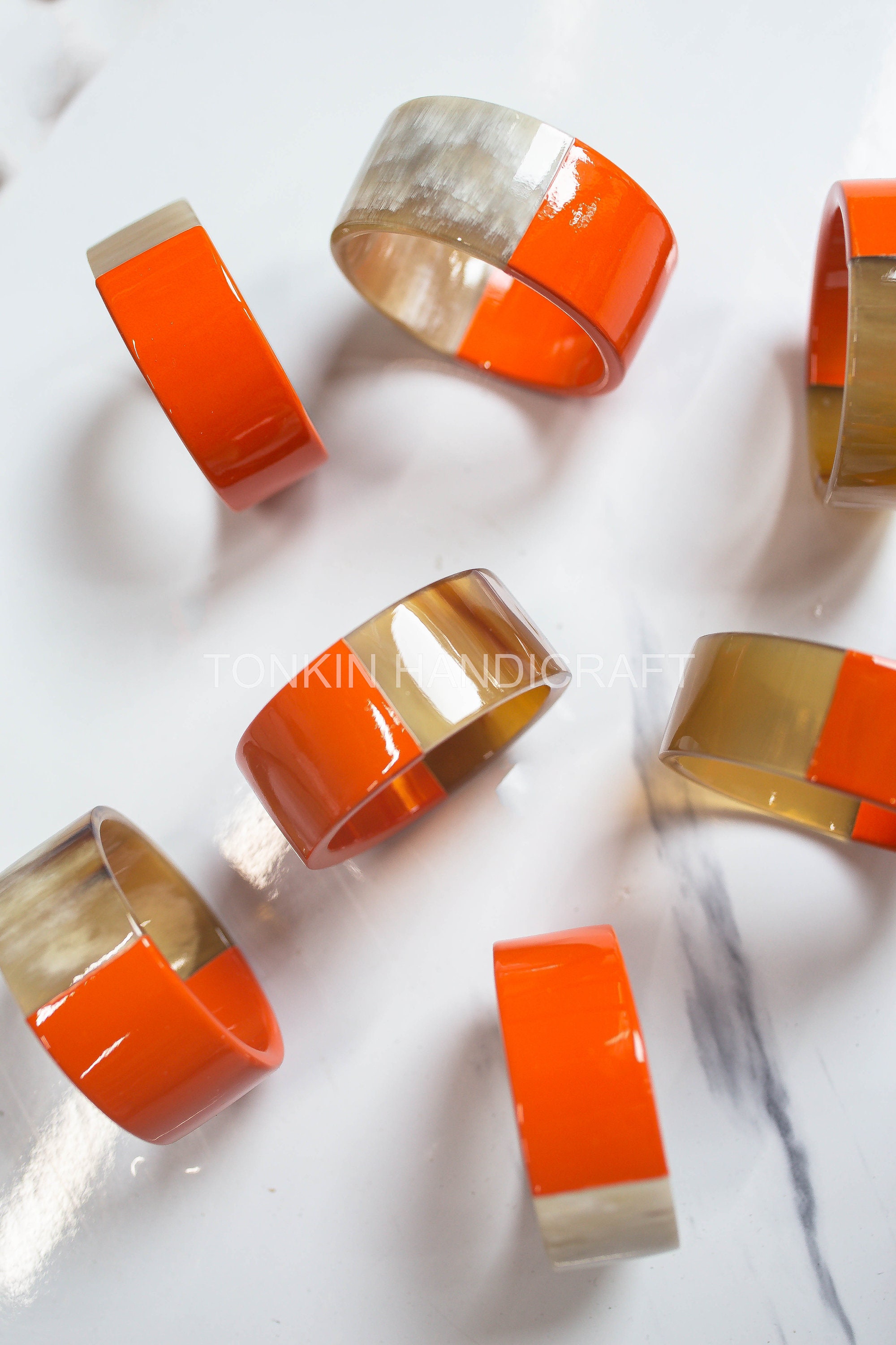 Buffalo Horn Napkin Ring, Table Decor, Boho Napkin Ring, Natural ...