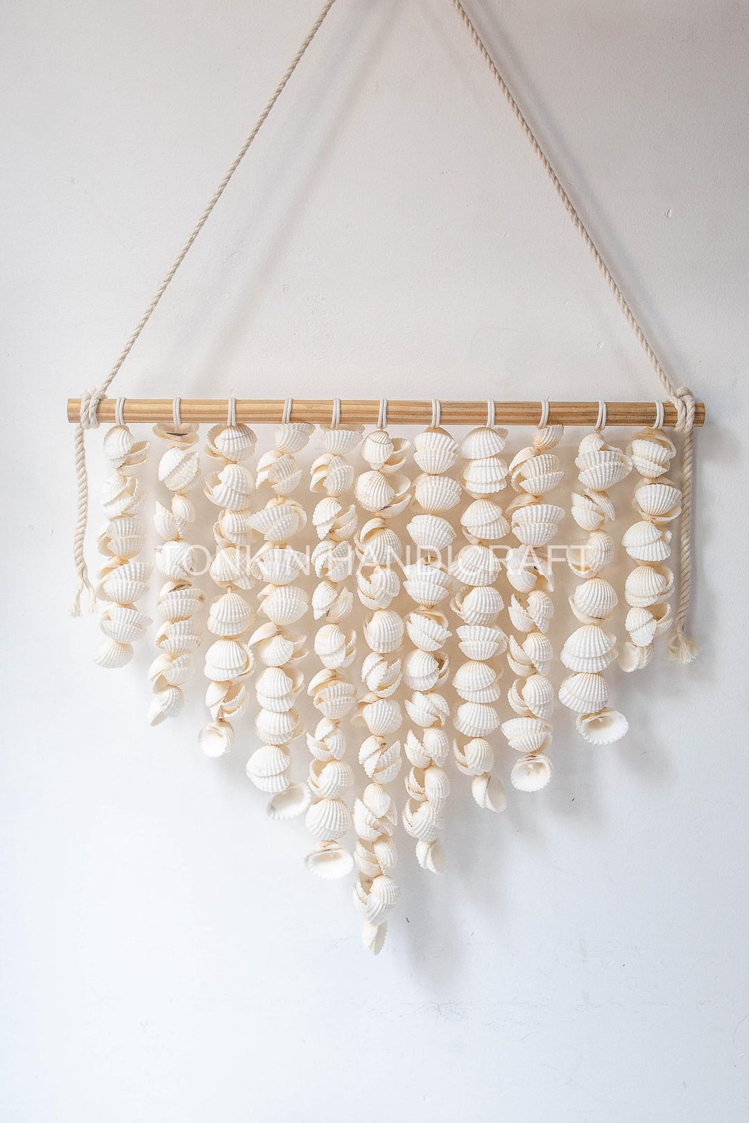 Shell Wall Hanging, Sea Shells Wall Art,shell Wall Curtain, Boho Shell ...