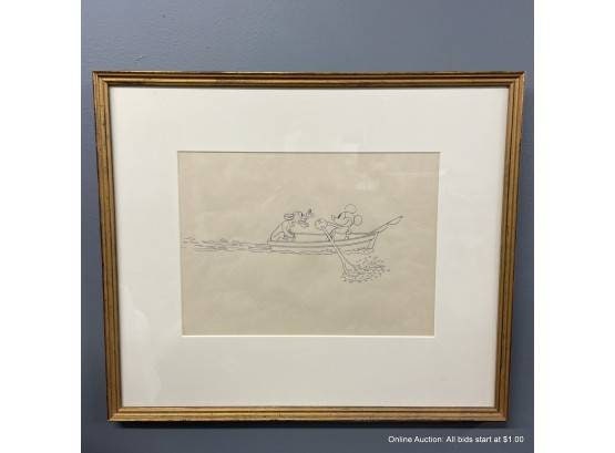 1931 Authentic Mickey Mouse and Pluto Drawing by Les Clark - Etsy