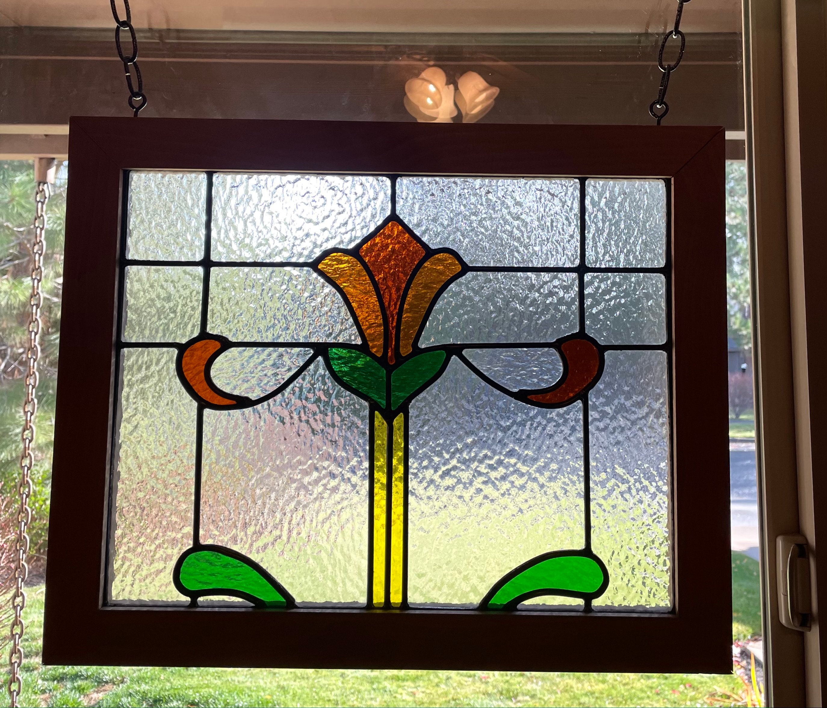 Large Stained Glass Window - Etsy