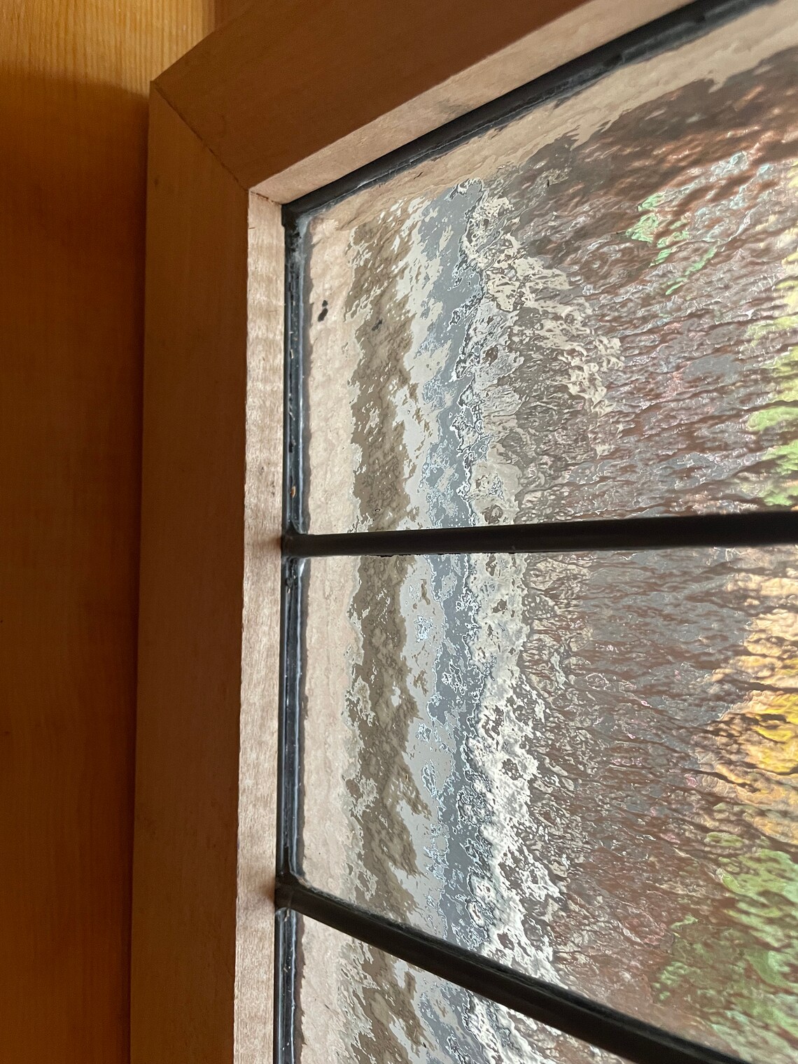 Framed Stained Glass Window - Etsy