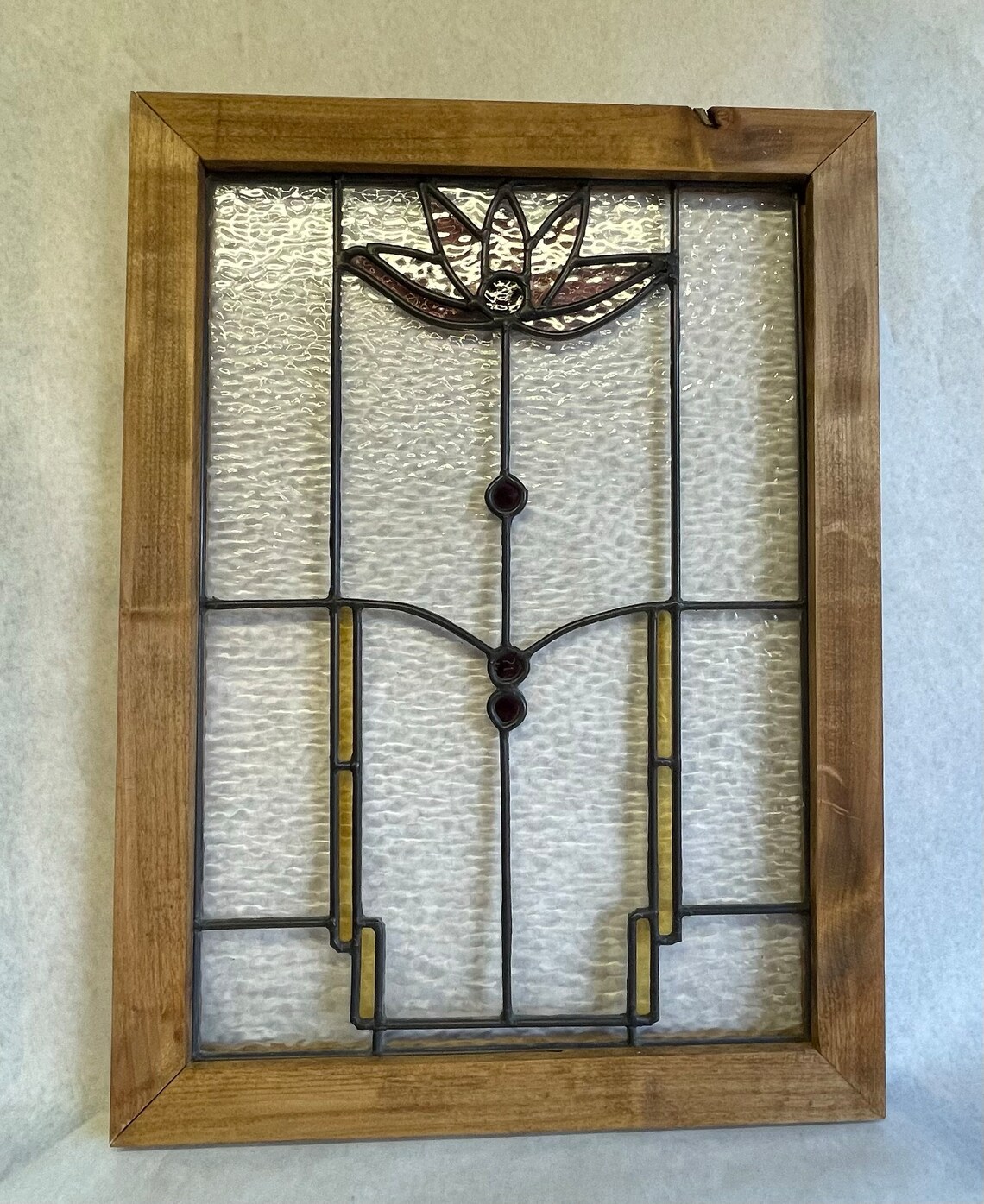 Art Deco Stained Glass Window - Etsy