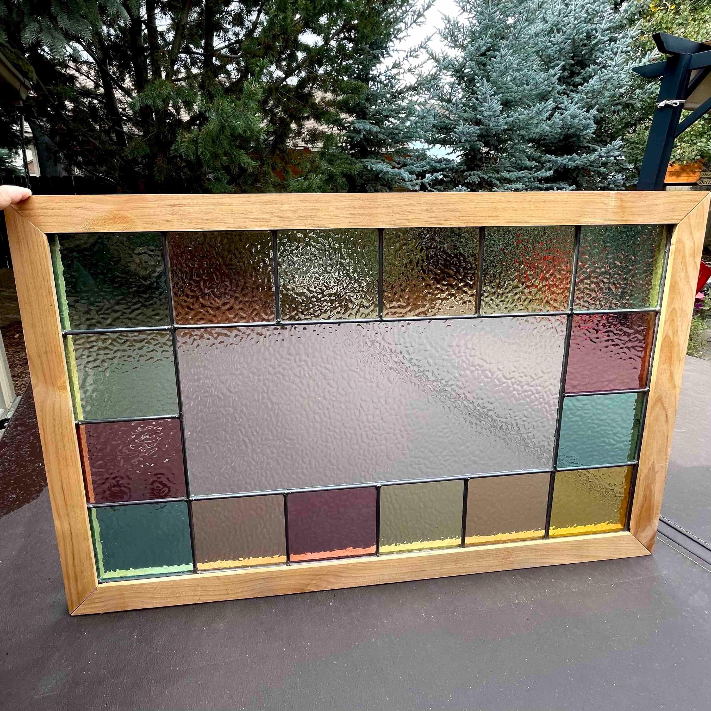 Framed Stained Glass Window - Custom Order - Etsy