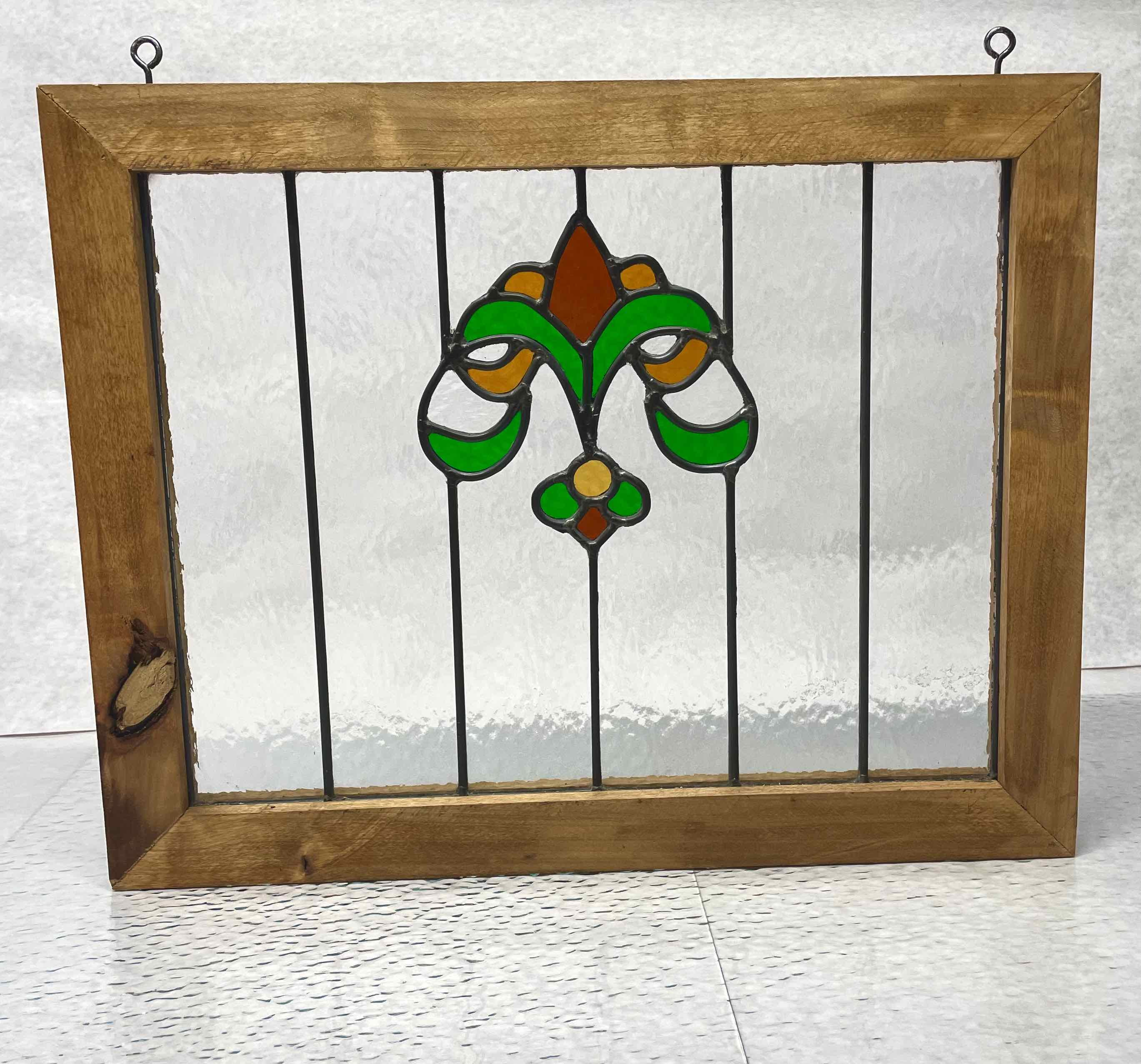 Framed Stained Glass Window - Etsy