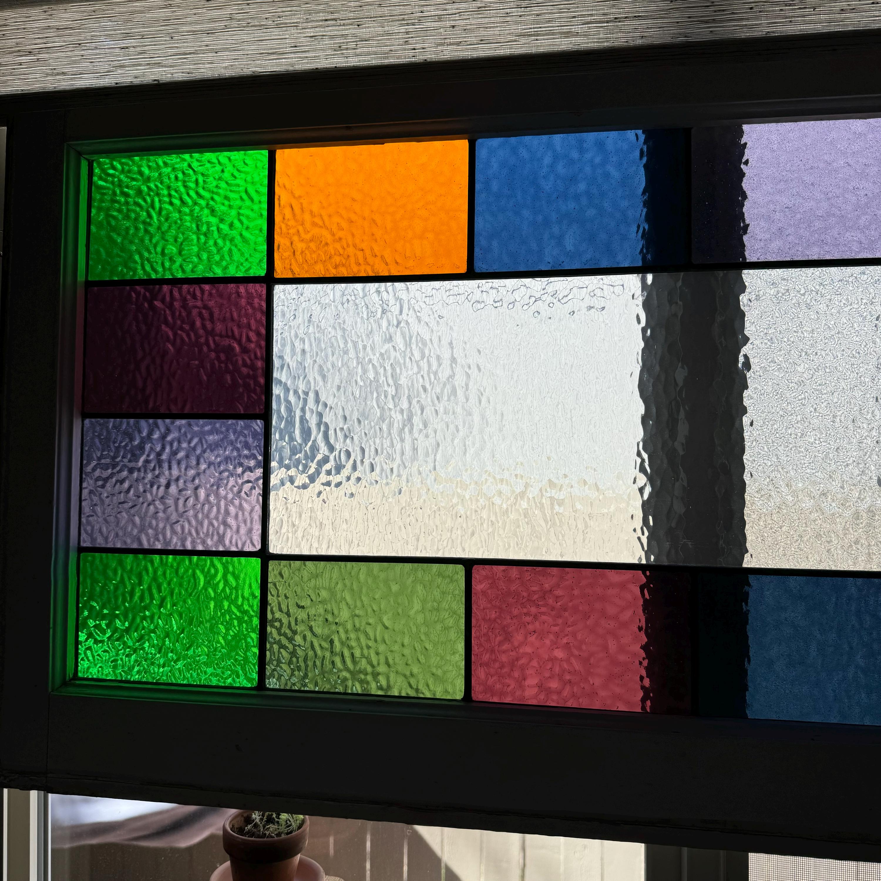 Framed Stained Glass Window - Custom Order - Etsy