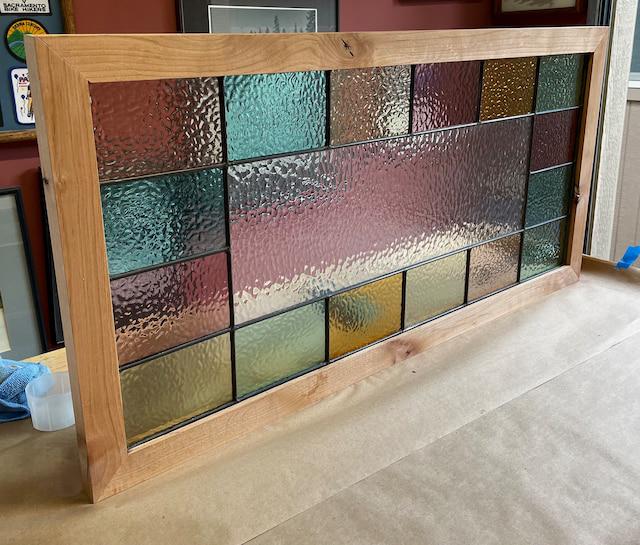 Framed Stained Glass Window - Custom Order - Etsy