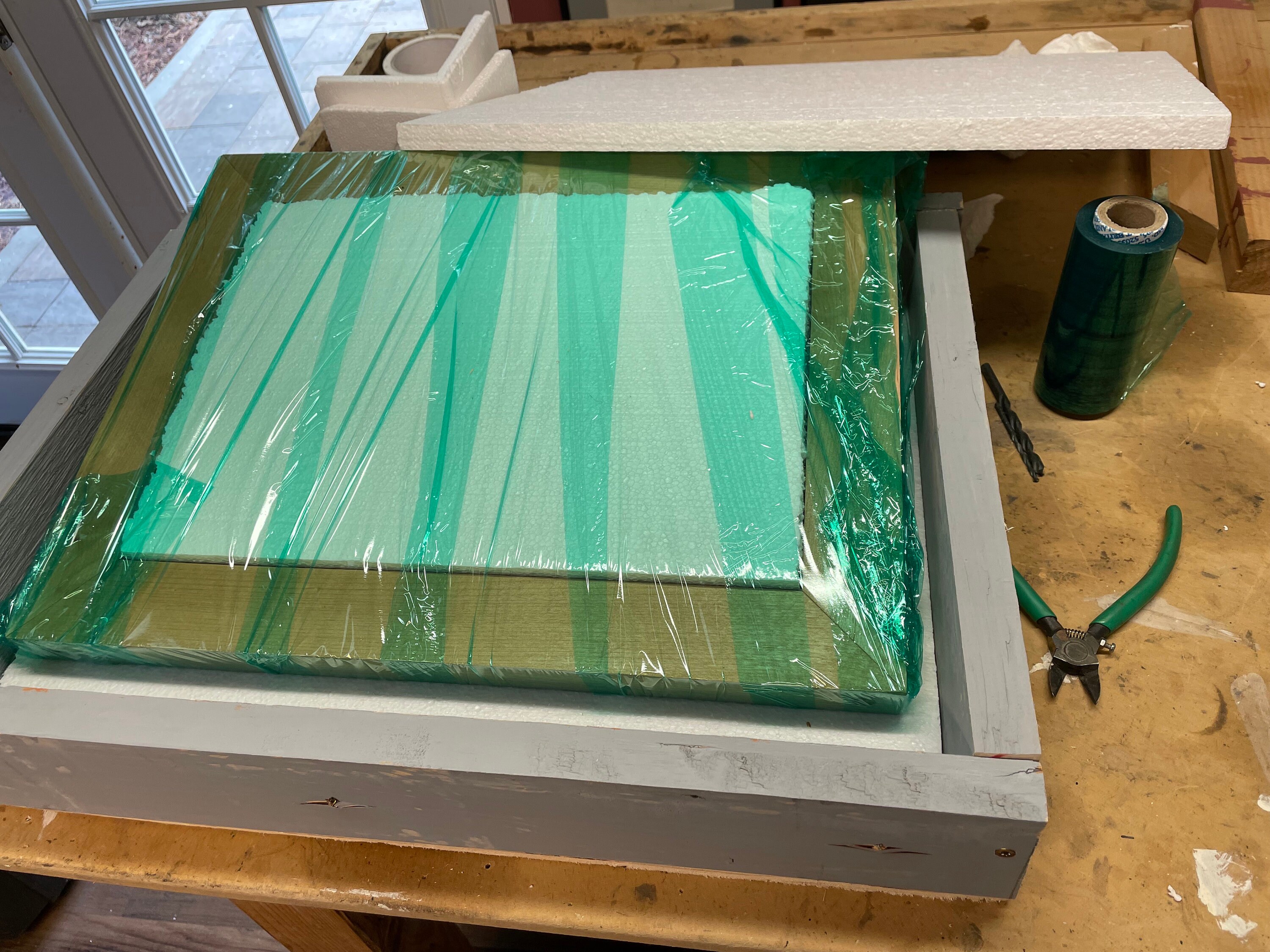 Framed Stained Glass Window - Etsy