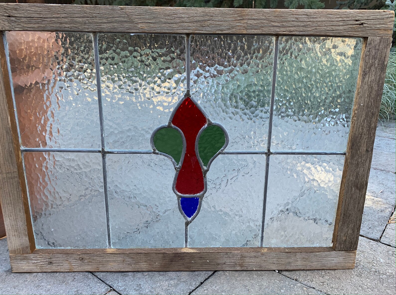 Framed Stained Glass Window - Etsy