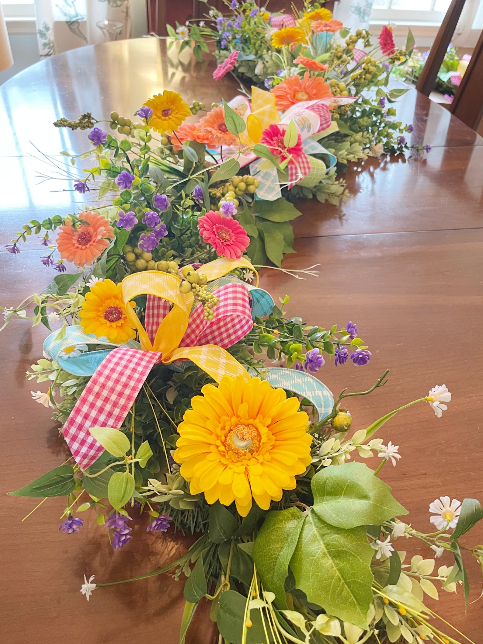 Spring Floral Garland Spring Garland for Mantle Easter - Etsy