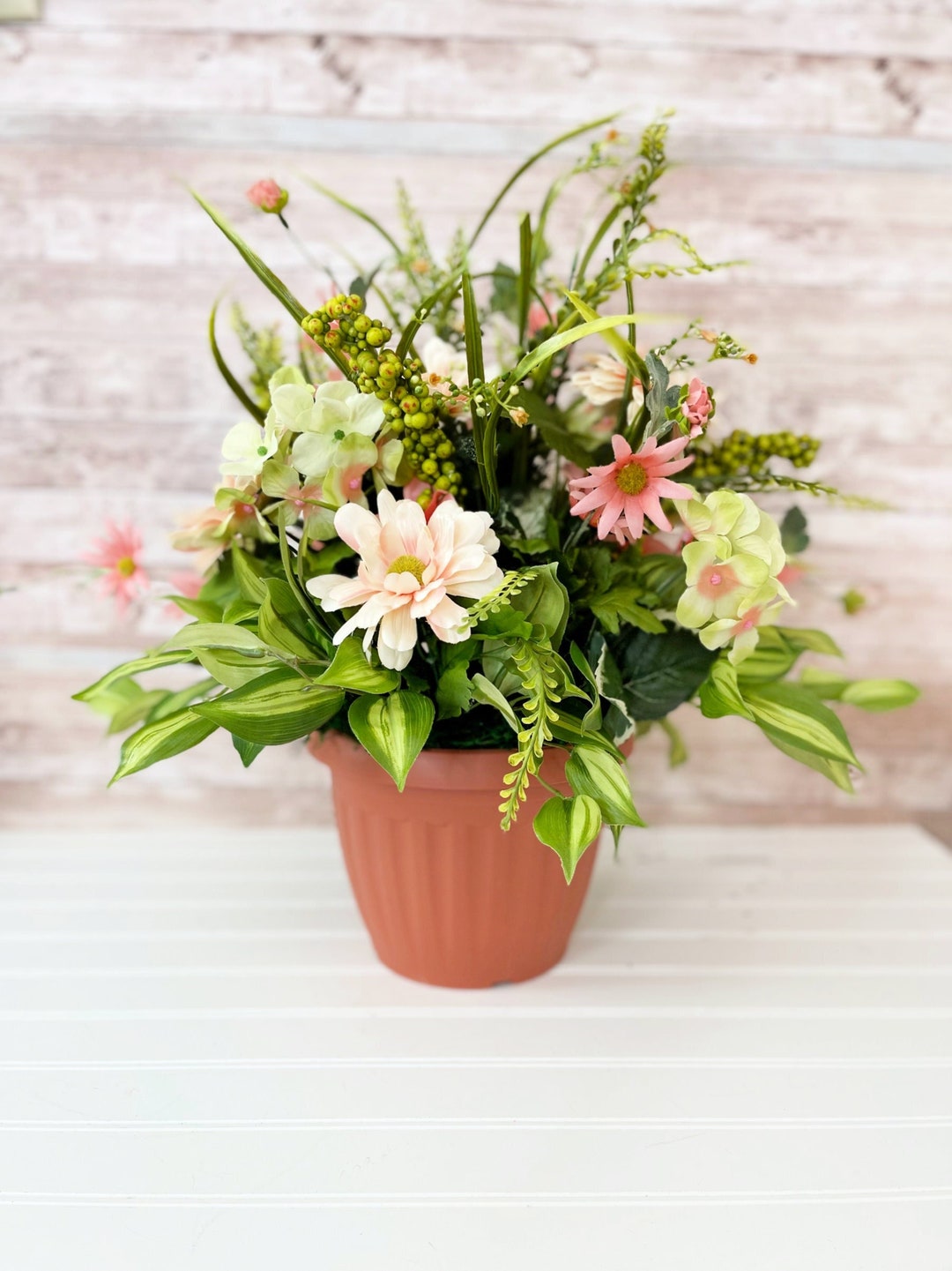 Urn Filler for Spring, Spring Front Porch Planter, Spring Urn Filler ...