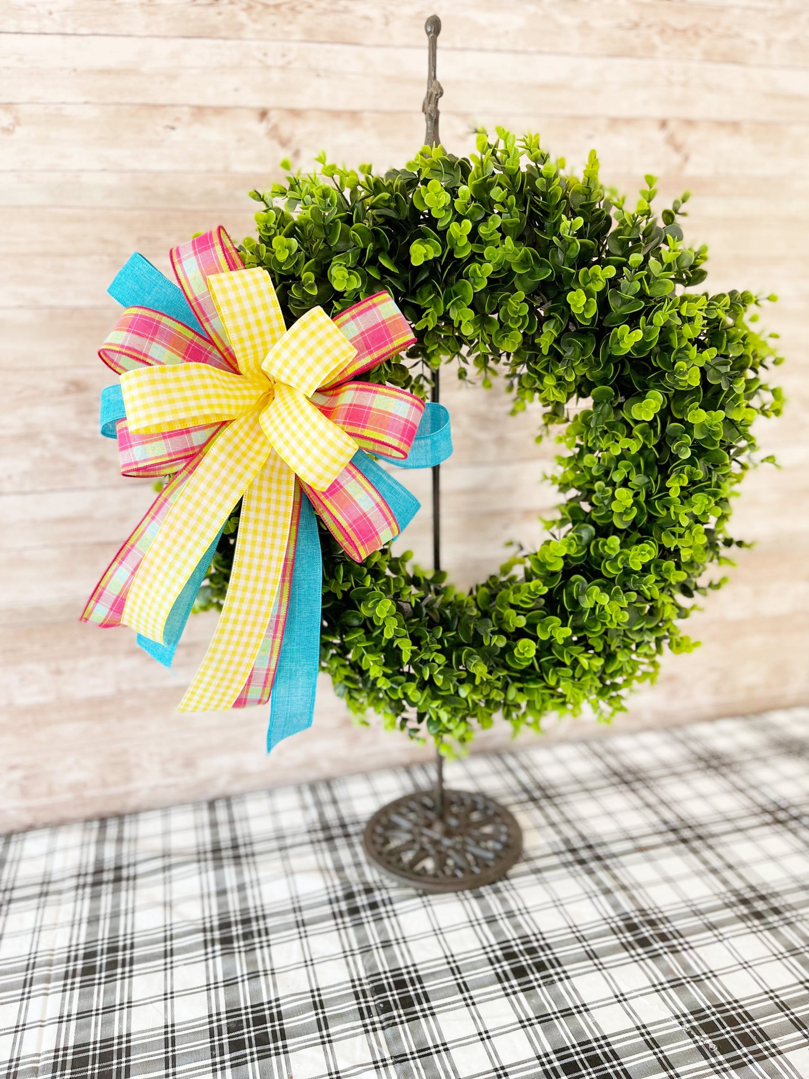 Summer Wreath Bow Wreath Bow Summer Lantern Bow Summer Bow - Etsy