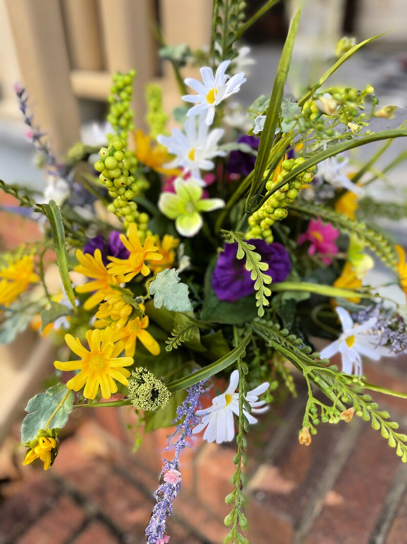 Urn Filler for Spring, Spring Front Porch Planter, Spring Urn Filler ...