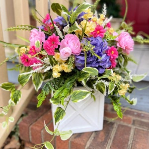 Urn Filler for Spring, Spring Front Porch Planter, Spring Urn Filler ...
