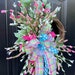 Spring Grapevine Wreath for Front Door Pink and White Spring - Etsy