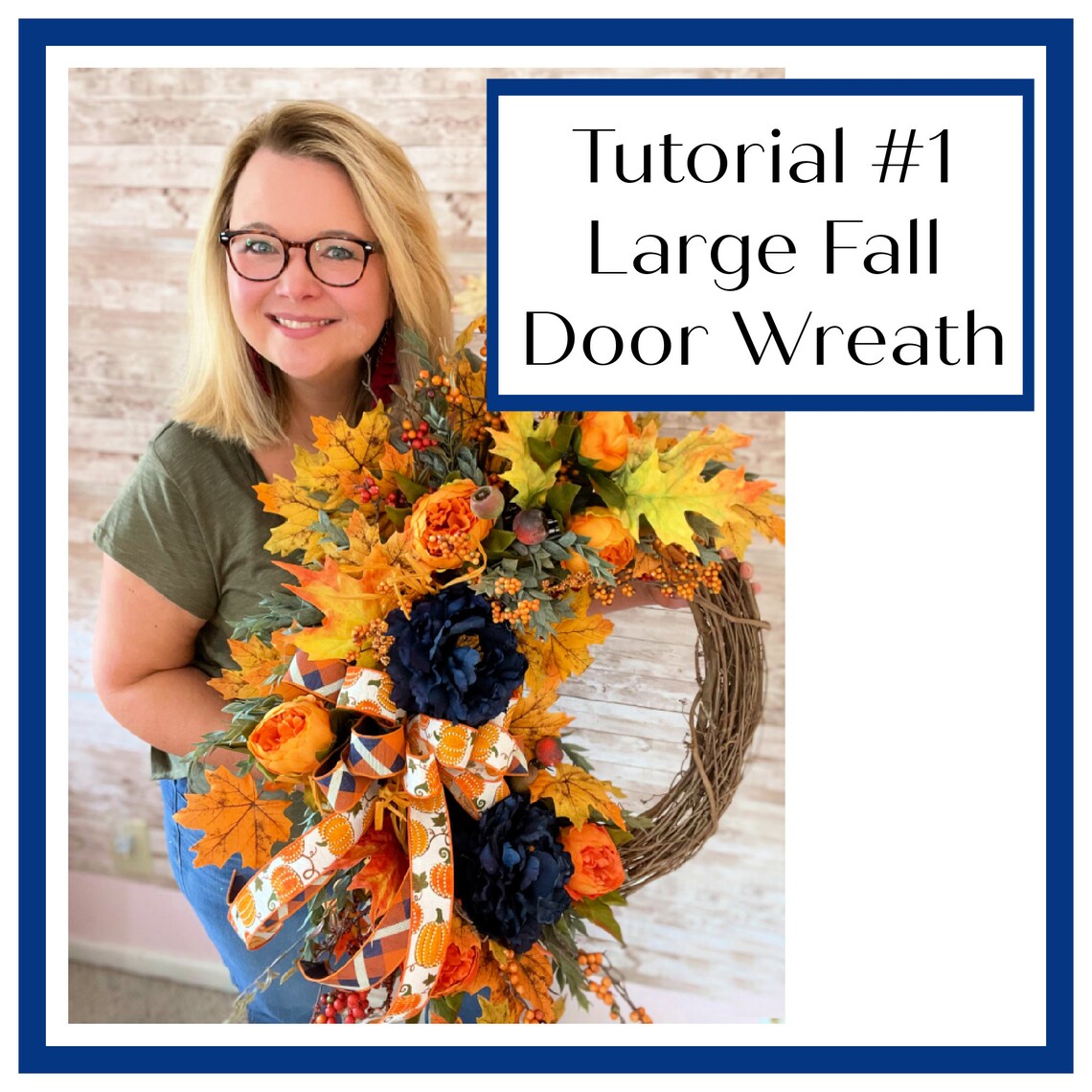 DIY Fall Wreath Tutorial How to Make a Fall Wreath Wreath - Etsy