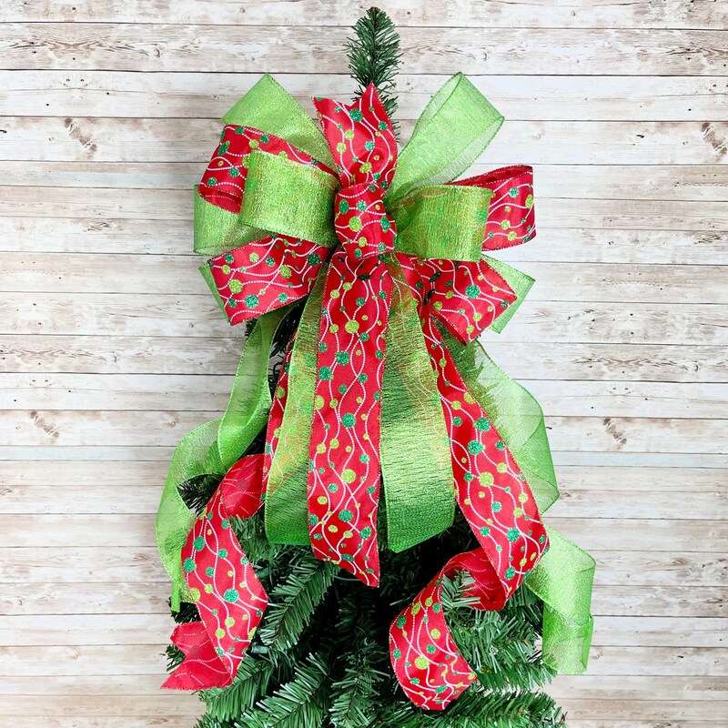 Tree Topper Bow - Etsy