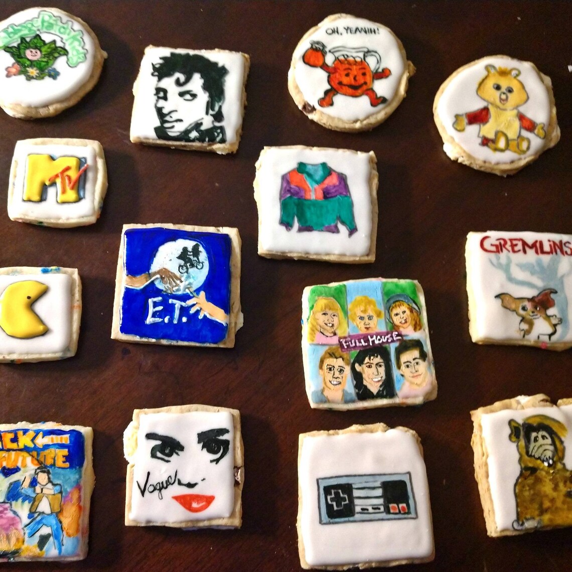 1980s party cookies Vegan dairy free 80's birthday ideas | Etsy