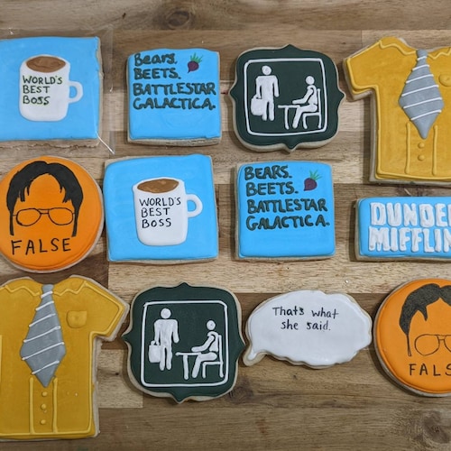The Office Cookies - Etsy