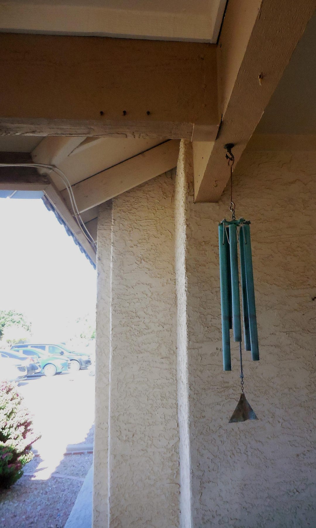 28" Walter Lamb Era Style Patina Copper Tube Wind Chime 15" Longest ...