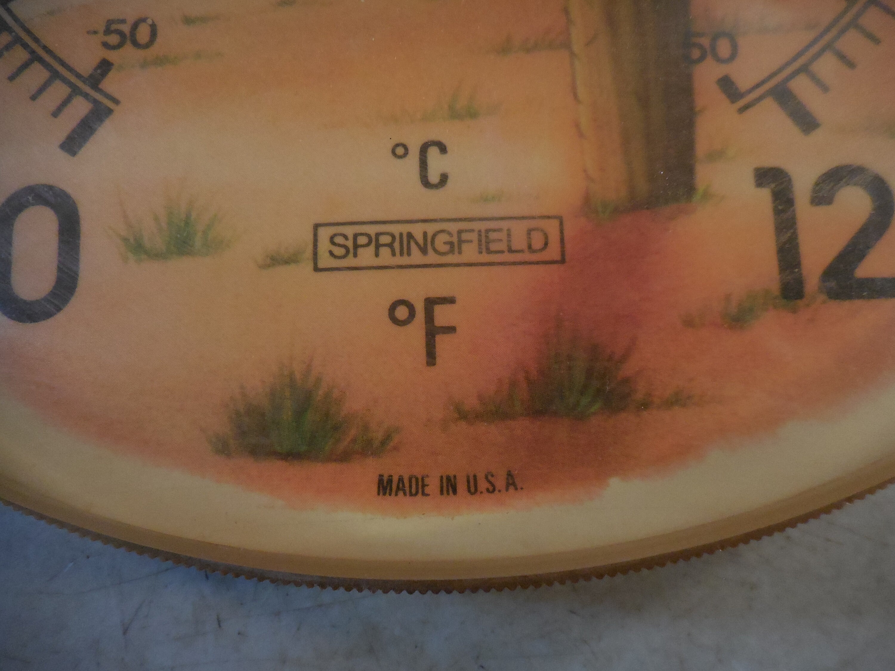 1970's Springfield Indoor Outdoor Thermometer With Saguaro - Etsy