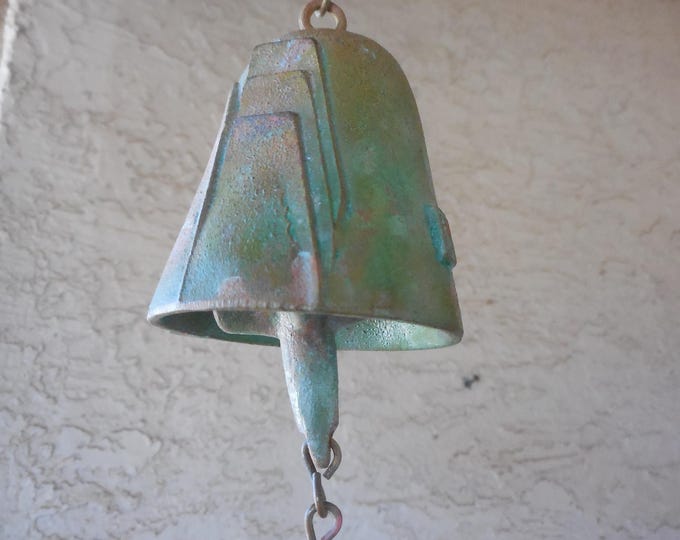 19" Soleri Arcosanti Patina Bronze Custom WIND BELL 4" Chime Mid ...