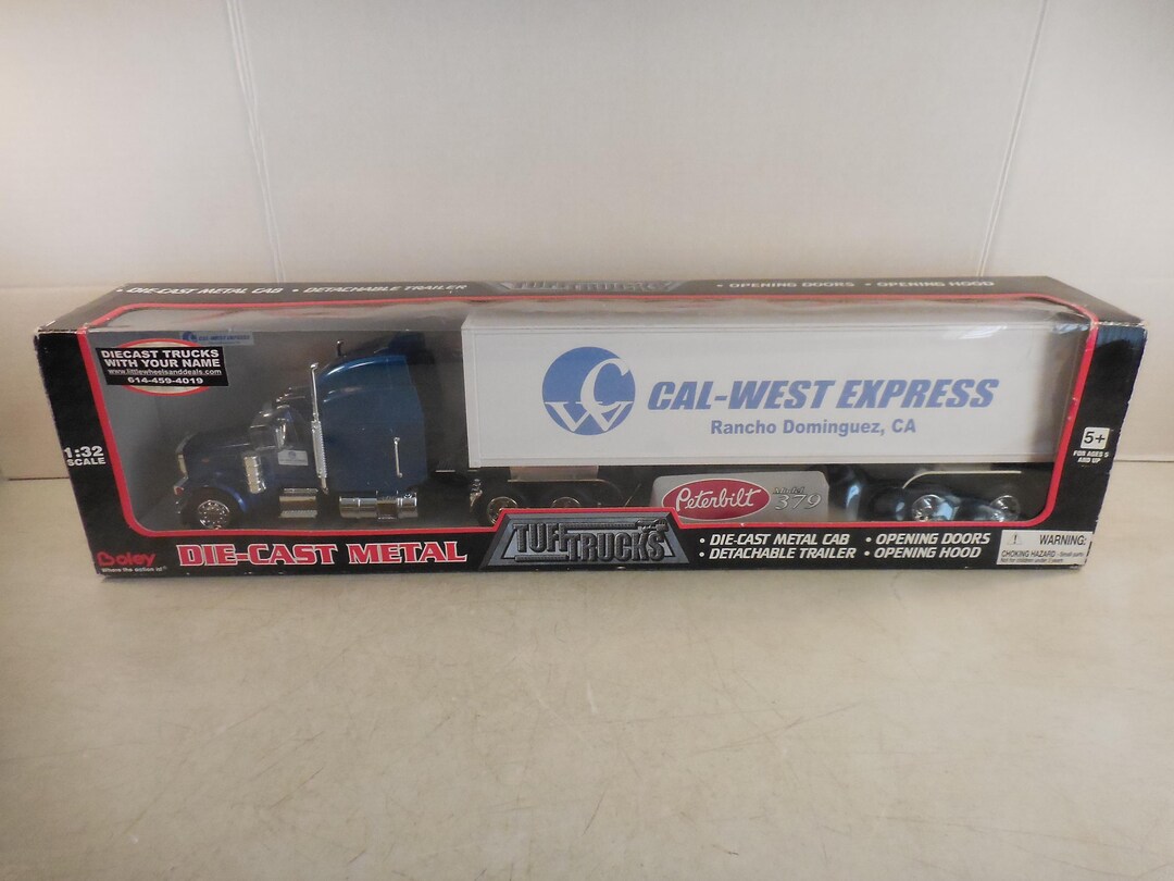 BOLEY 1:32 Scale Die Cast Metal TUFF TRUCKS Peterbilt 379 Cal-west ...