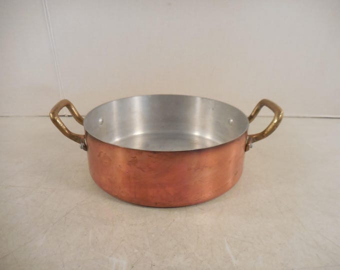 Vintage Made in France CENTURIA BAUMLIN Copper Tin Lined Round Sauté Au ...