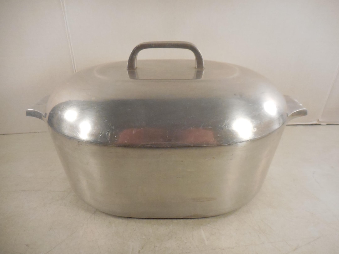 Wagner Ware Sidney-0-magnalite 4265-M Aluminum Roaster With Lid 15 1/4 ...