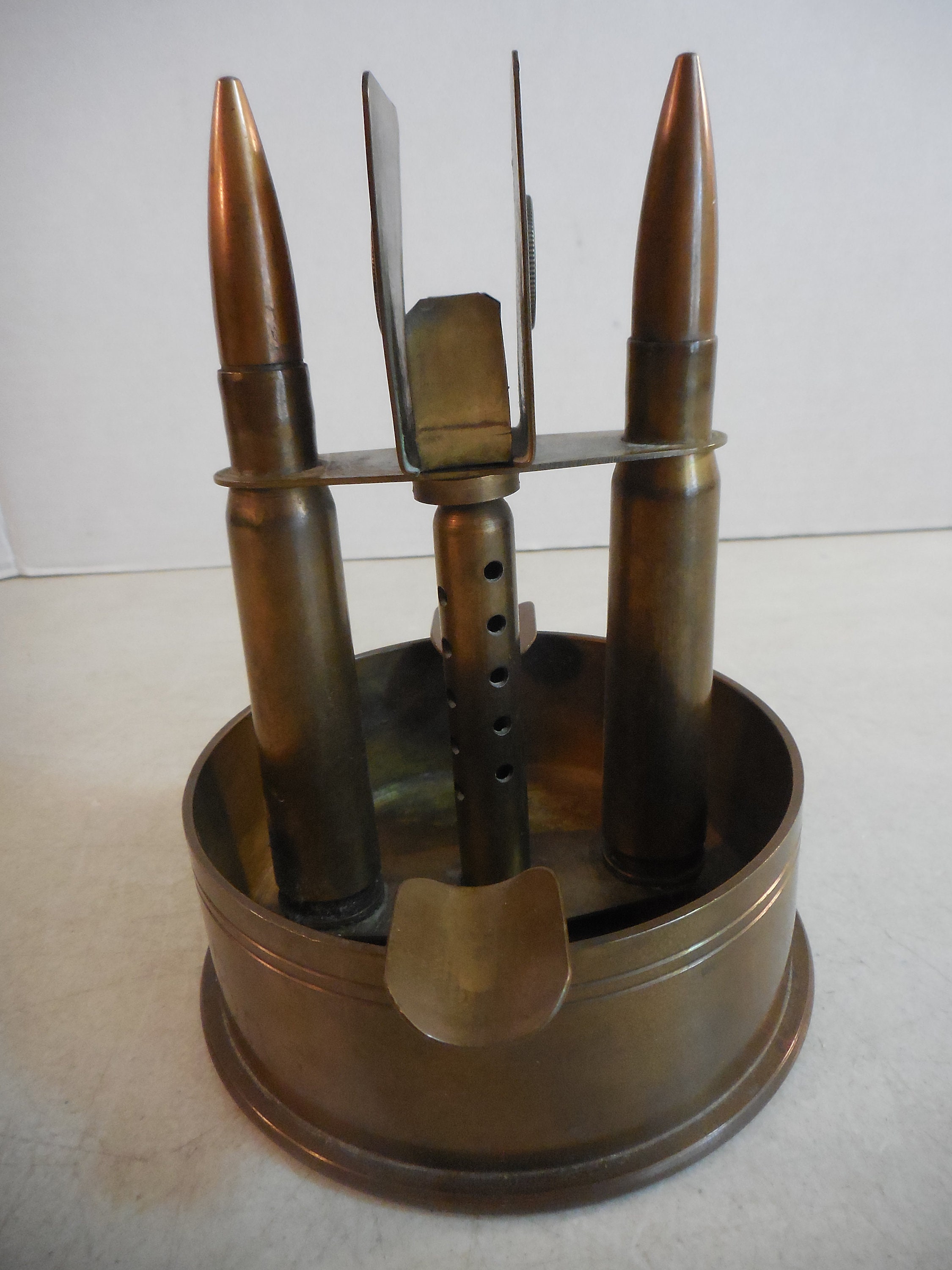 WWII 1944 Artillery Brass Shell Empty Casing Trench Art - Etsy