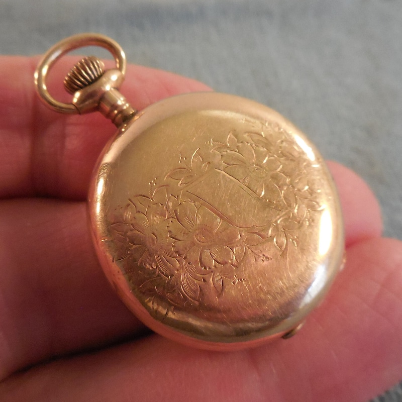 Empty Pocket Watch Case - Etsy